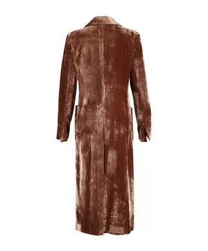 La DoubleJ Velvet Coat With Tassel Detail