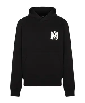 Amiri Logo-printed Drawstring Hoodie - Black