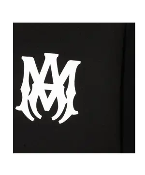 Amiri Logo-printed Drawstring Hoodie - Black