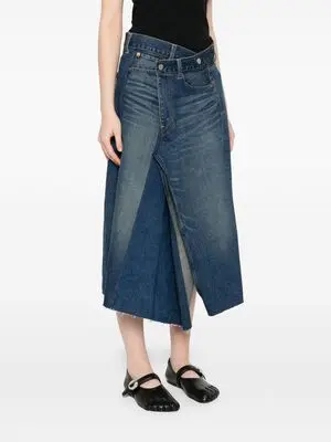 Junya Watanabe Asymmetric Denim Skirt