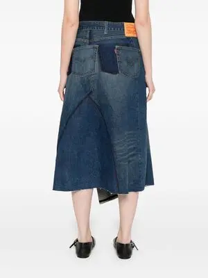 Junya Watanabe Asymmetric Denim Skirt