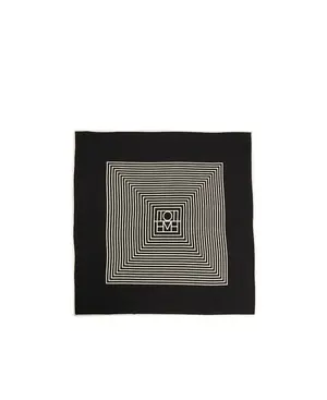 TOTEME Stripe Printed Square-shaped Scarf