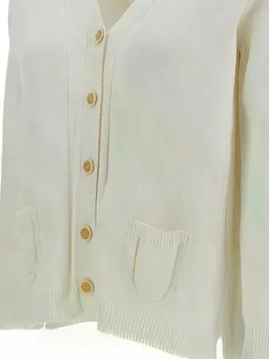 M.S.M. Ribbed Trim Patch Pocket Cardigan
