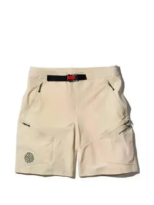 UPPERVOID Belted Multi-pocket Shorts