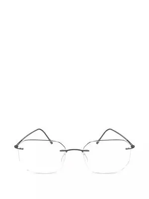 SILHOUETTE Rimless Rectangle-frame Glasses - Grey