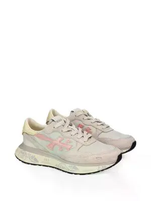 Premiata Lauryn Logo-patch Sneakers - Grey