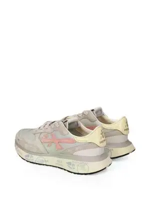 Premiata Lauryn Logo-patch Sneakers - Grey
