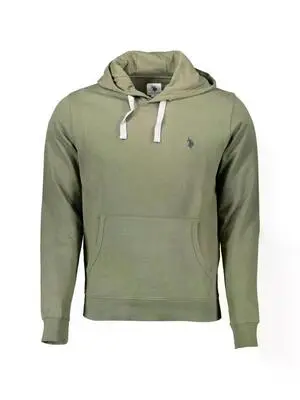 U.s. Polo Assn. Logo Embroidered Hoodie - Green