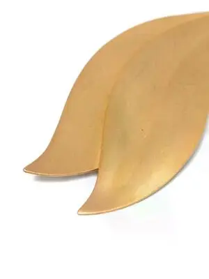 Emporio Armani Tone Leaf Motif Brooch