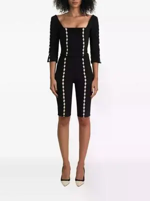 CONTESSA MILLS Leo Diamond Cutout Jumpsuit