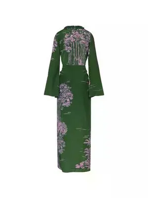 Johanna Ortiz Modern Landscape Silk Dress