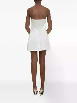 CONTESSA MILLS Strapless Button-up Mini Dress