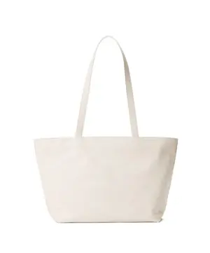 Alexander Wang Medium Logo-embossed Tote Bag - Vanilla