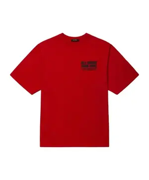 WILLY CHAVARRIA Fashion Service Logo T-shirt - Red