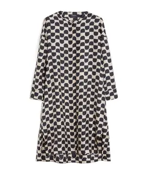 Max Mara Long Sleeve Printed Shirt Dress