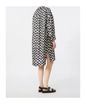 Max Mara Long Sleeve Printed Shirt Dress