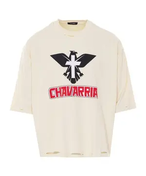 Willy Chavarria Distressed T-shirts For Men