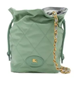 Burberry Horseshoe Quilted Bucket Bag