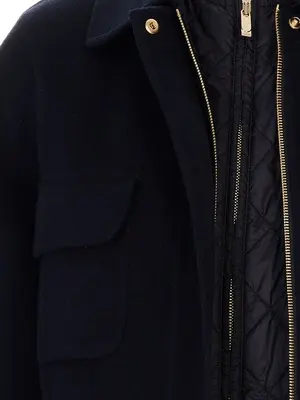 Max Mara Quilted Liner Shirt Jacket