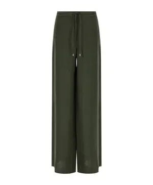 Max Mara Pelota Drawstring Wide-leg Trousers
