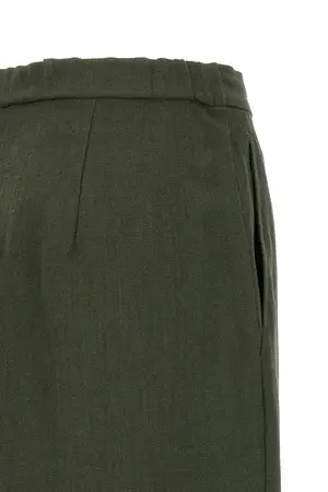 Max Mara Pelota Drawstring Wide-leg Trousers