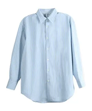Auralee Striped Wool Shirt