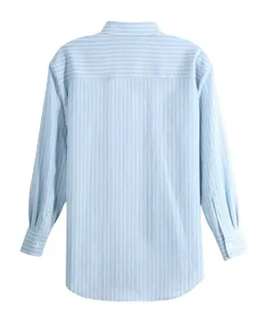 Auralee Striped Wool Shirt