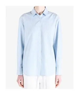 Auralee Striped Wool Shirt