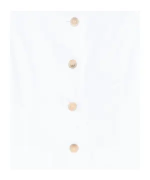SEMICOUTURE Sleeveless Vest With Button Closure