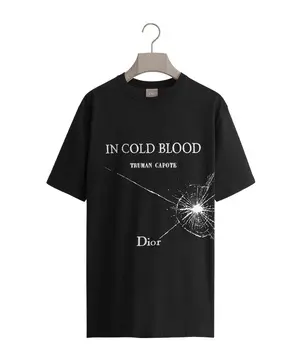 Dior Book Cover Embroidery Relaxed Fit T-shirt - Black