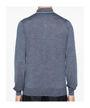 Brunello Cucinelli Lightweight Plain Stitched Polo Shirt