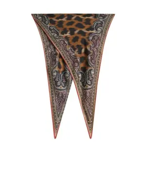 Etro Leopard Printed Scarf
