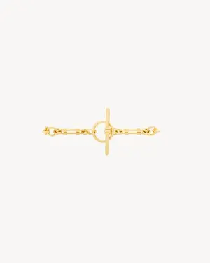 Saint Laurent Metal T-shaped Bracelet