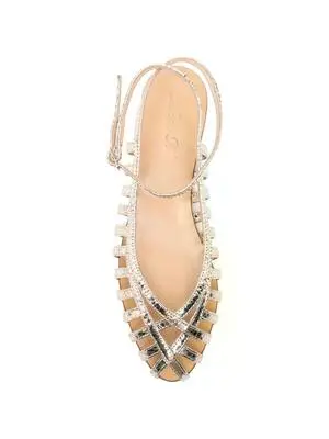 ANNA F. Round-toe Slingback Ballet Flats