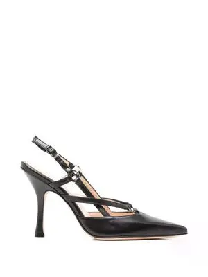 ANNA F. Pointed-toe Slingback Pumps