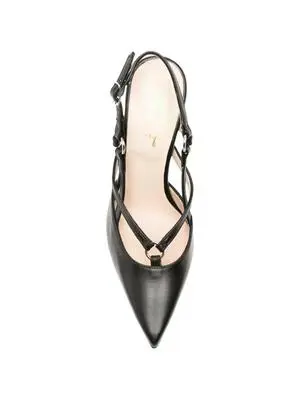 ANNA F. Pointed-toe Slingback Pumps