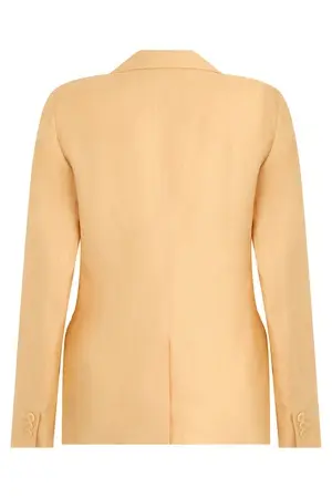 Max Mara Single-breasted Blazer - Light Yellow