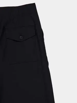 Auralee Wool Herringbone Cargo Pants