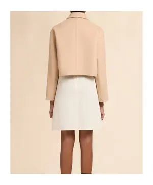 Marni Camel Felt Cropped Jacket