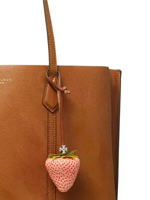 Tory Burch Engraved Logo Strawberry Keyring