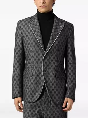 Philipp Plein Miami Vice Monogram Blazer