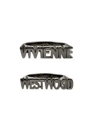 Vivienne Westwood Logo Rings For Men