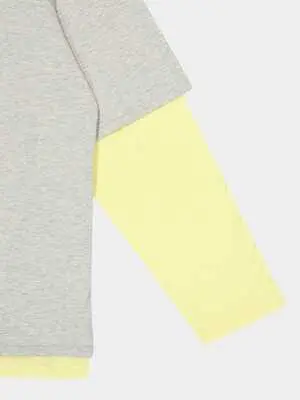 AMI Paris Double-sleeve De Coeur T-shirt
