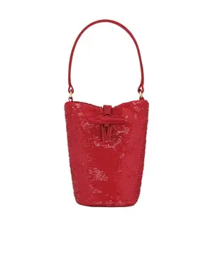 Longchamp Le Roseau Sequin Embellished Tote Bag