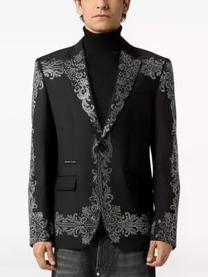 Philipp Plein Baroque Strass-embellished Blazer