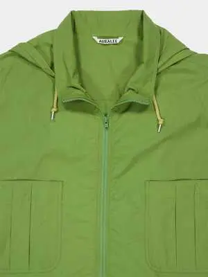 Auralee Dusty Cotton Hooded Blouson