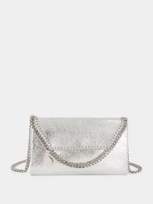 Stella Mccartney Silver Tone Cross Body Bags