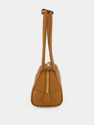 Miu Miu Cognac Beau Small Leather Bag - Brown