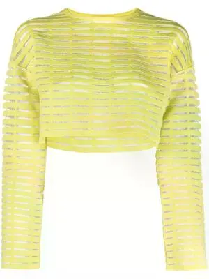GENNY Iconic Cropped Top - Green