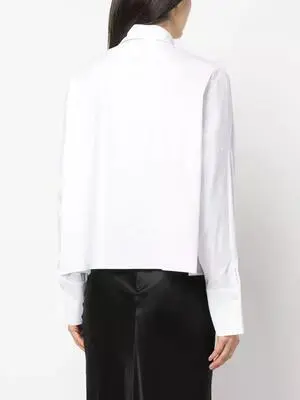 GENNY Embellished Cropped Shirt
